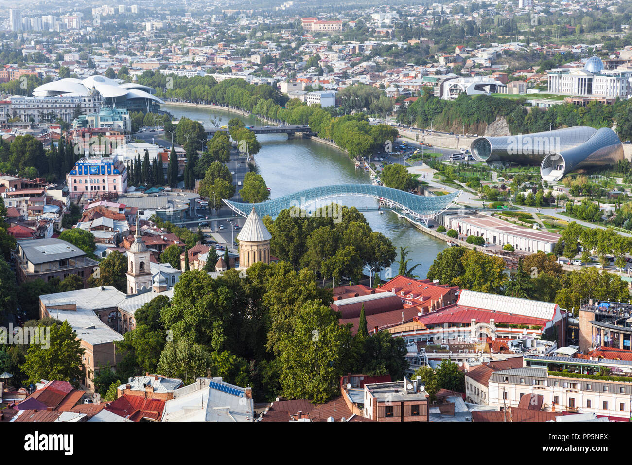 Aerial view of tbilisi hi-res stock photography and images - Alamy