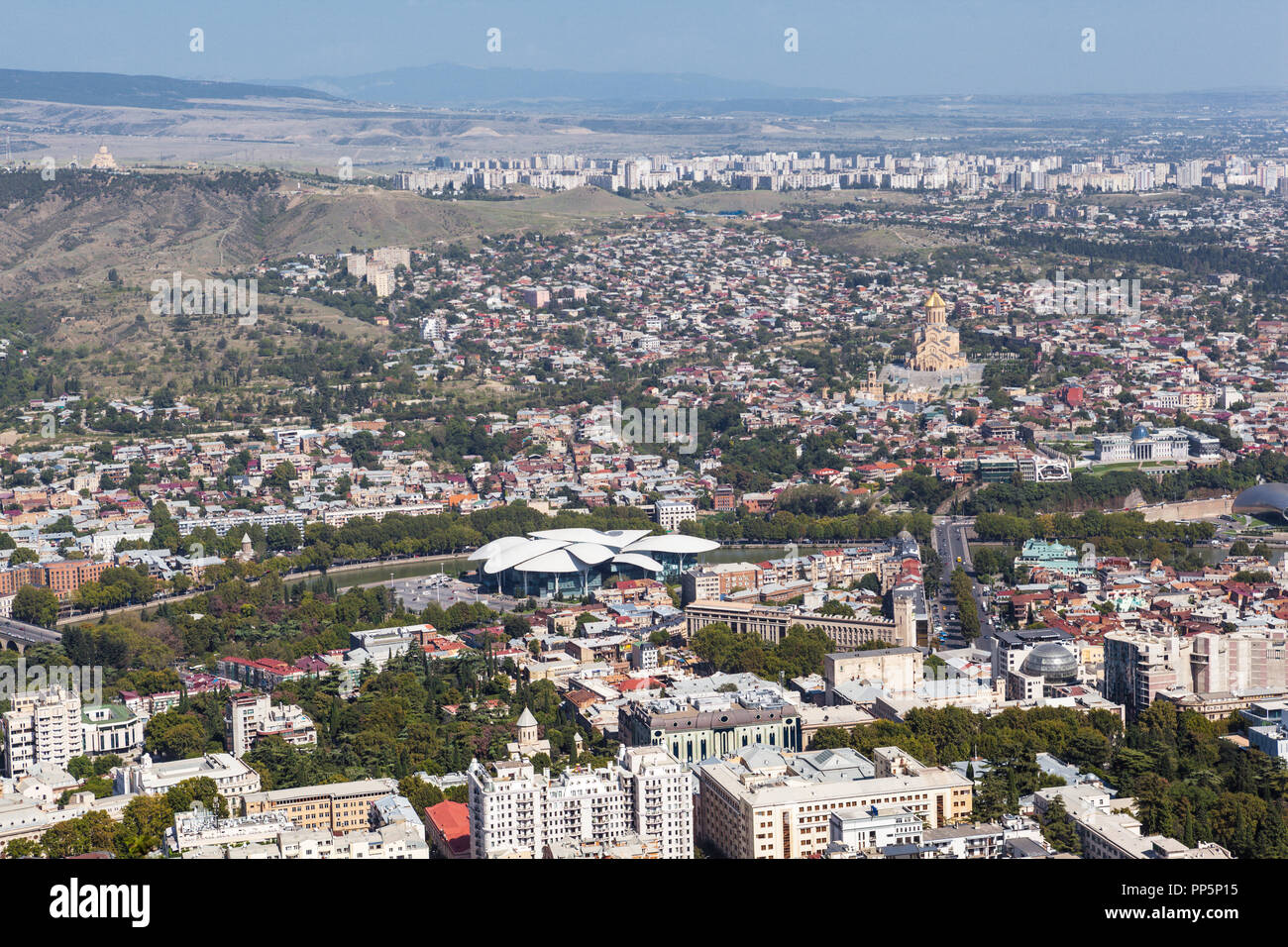 Aerial view of tbilisi hi-res stock photography and images - Alamy
