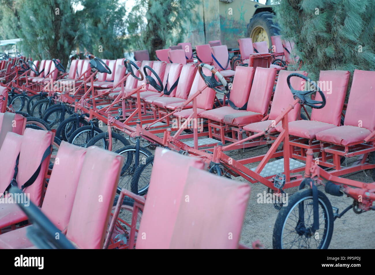 double bike, bicycles, Hahula, Israel Stock Photo - Alamy