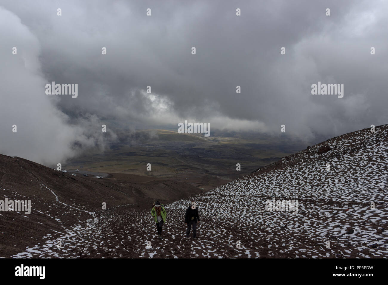 View on the strato vulcano cotopaxi, ecuador Stock Photo - Alamy