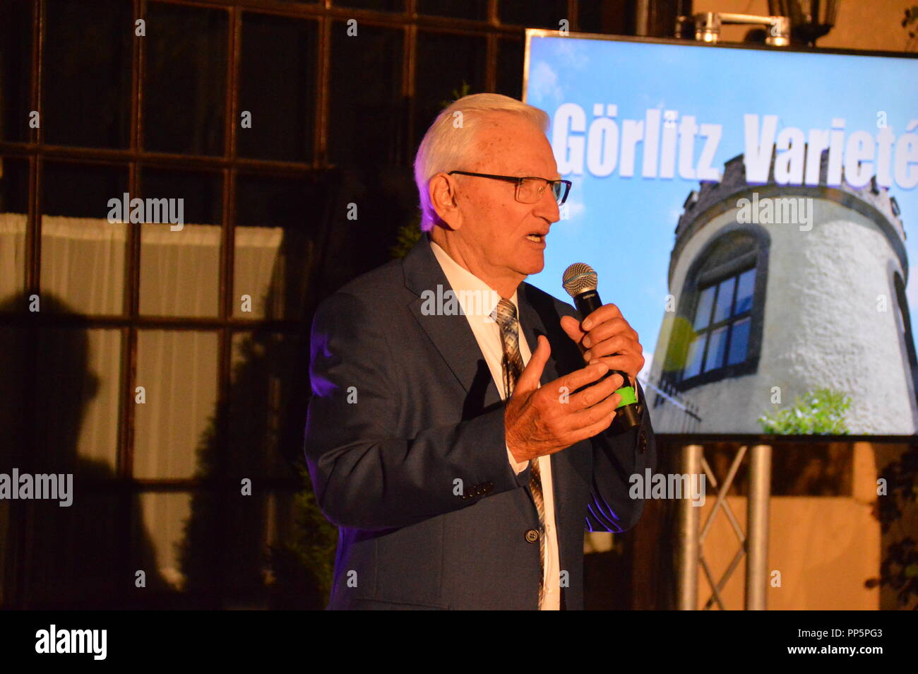 peter wieland Goerlitz Variete 08092018 photo Wehnert Stock Photo - Alamy