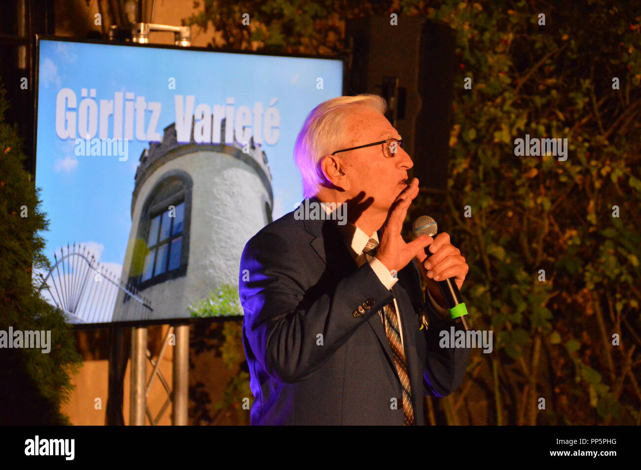 peter wieland Goerlitz Variete 08092018 photo Wehnert Stock Photo - Alamy