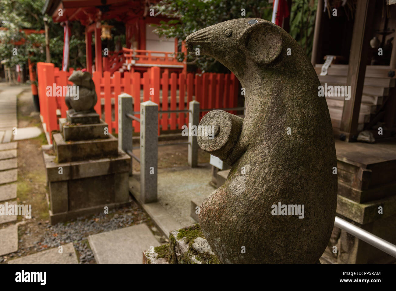 Rat statue kyoto hi-res stock photography and images - Alamy
