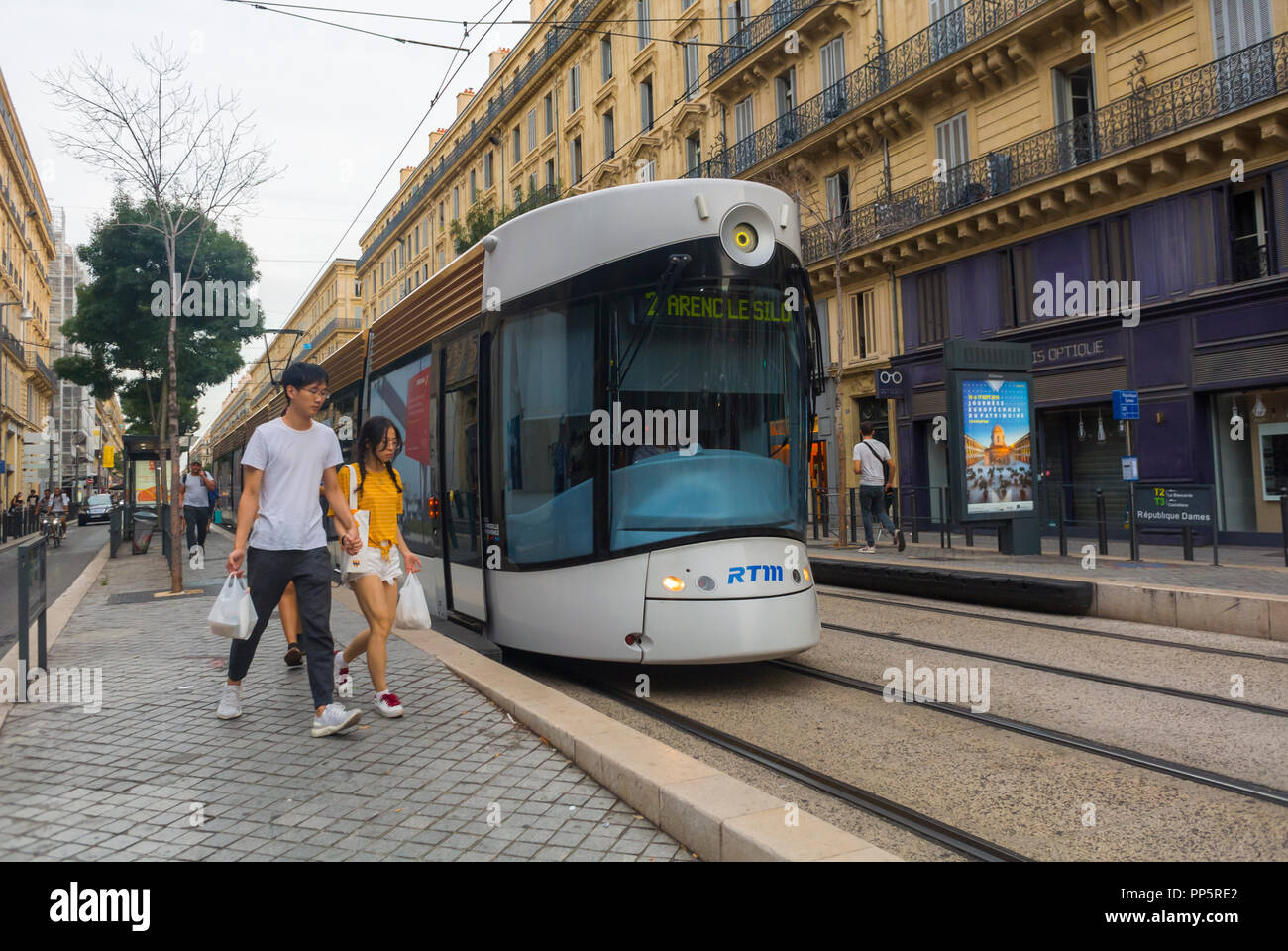 Tram Marseille France Stock Photos & Tram Marseille France Stock Images ...
