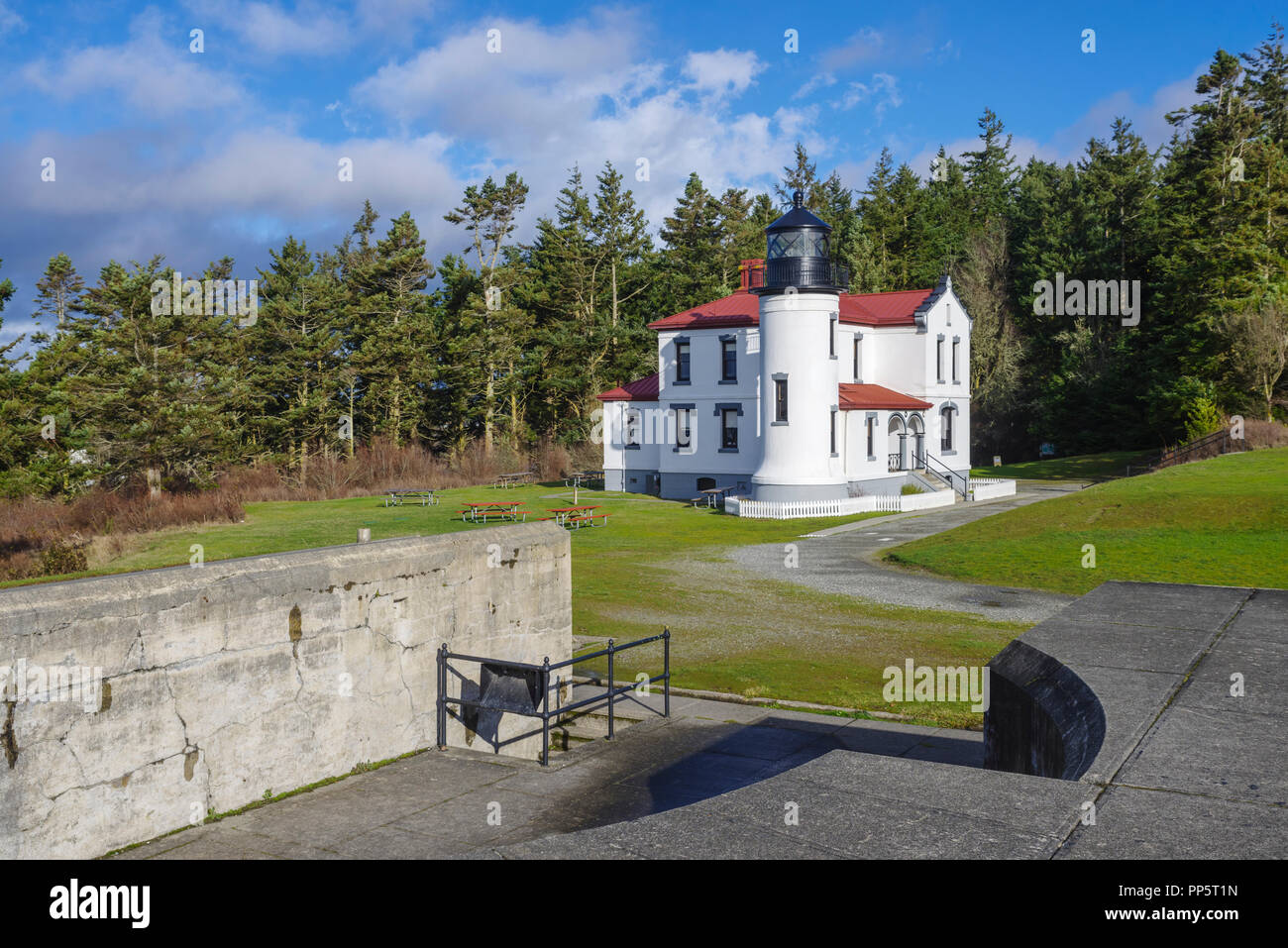 Admiralty Head Lighthouse in Fort Casey State Park near Coupeville ...