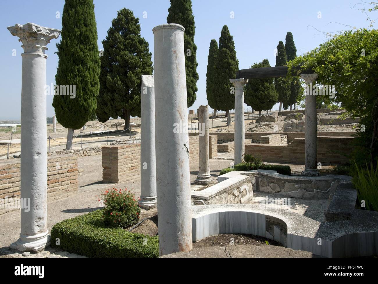 Spain. Italica. Roman city founded c. 206 BC. House of the Birds ...