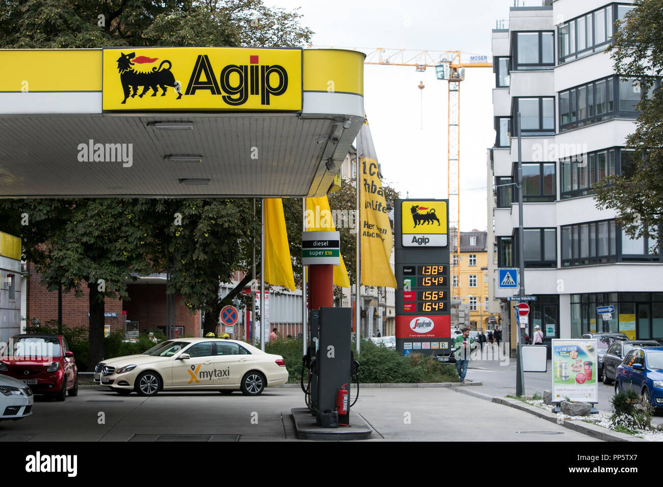 Agip gas station hi-res stock photography and images - Alamy