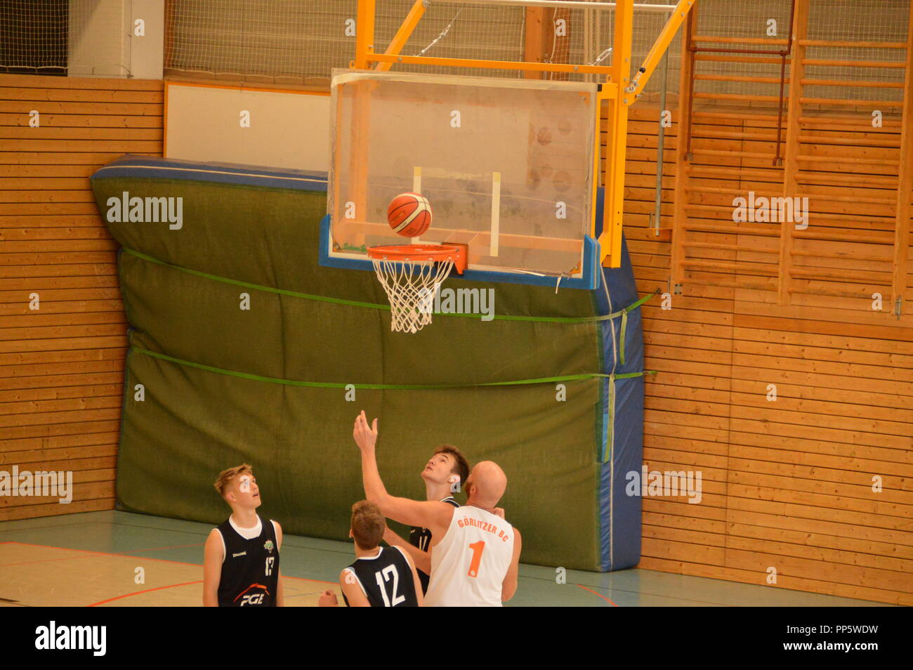 Görlitz , Jahnsporthalle , Basketball , Görlitzer BC Squirrels Stock ...