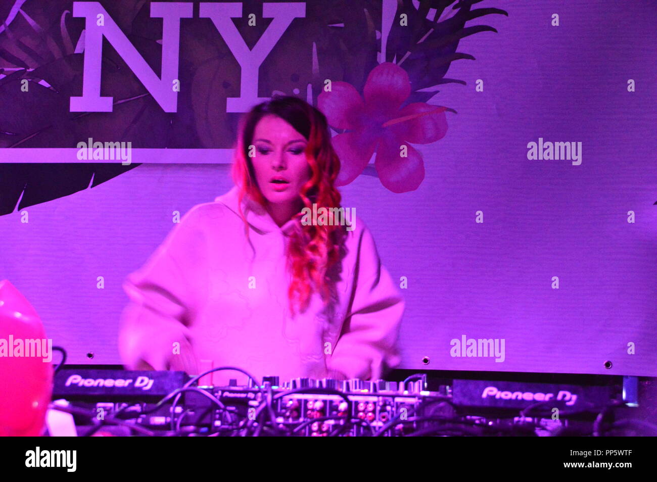 dj anie in niesky 2018 photo matthias wehnert Stock Photo - Alamy