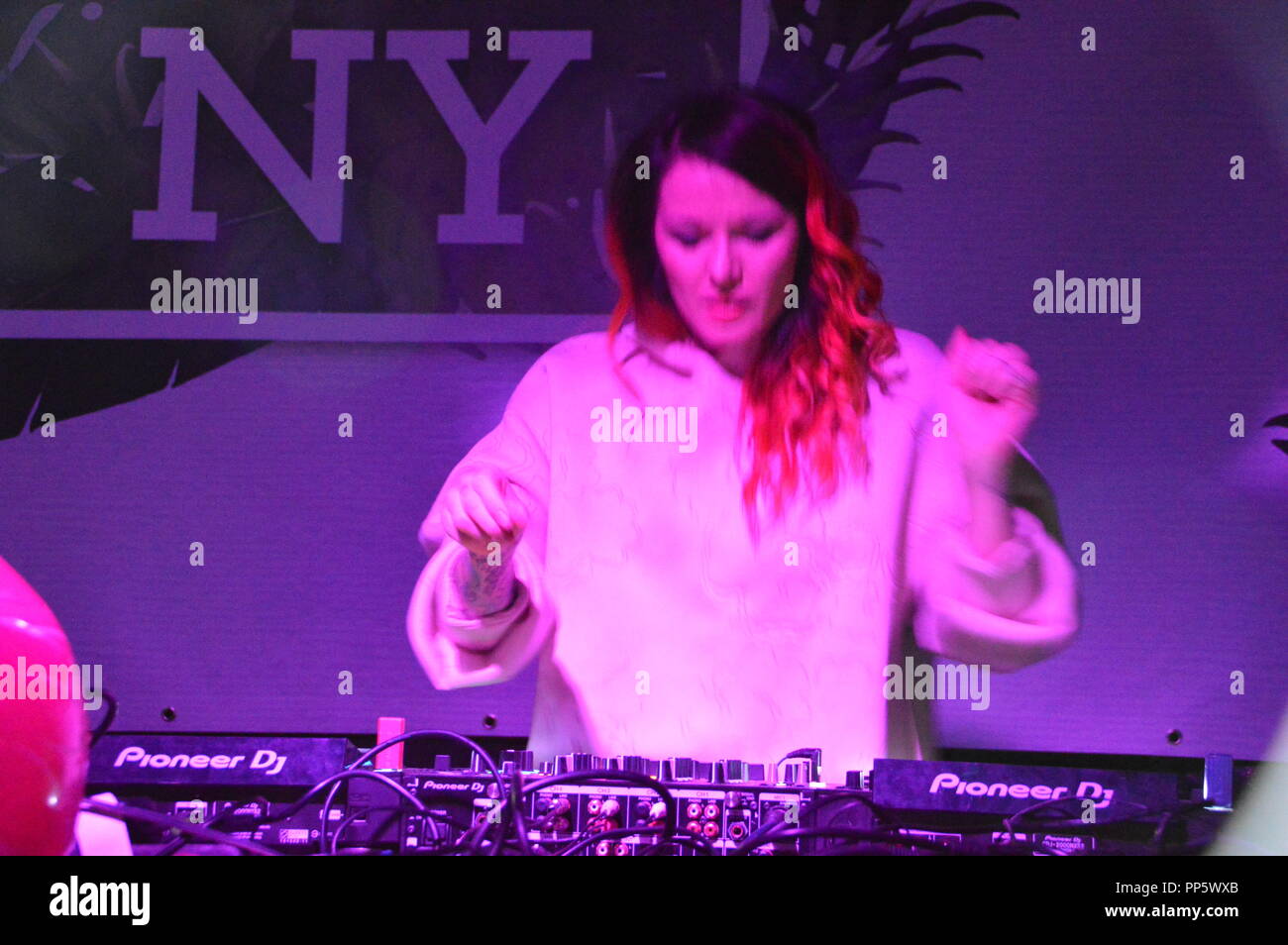 dj anie in niesky 2018 photo matthias wehnert Stock Photo - Alamy