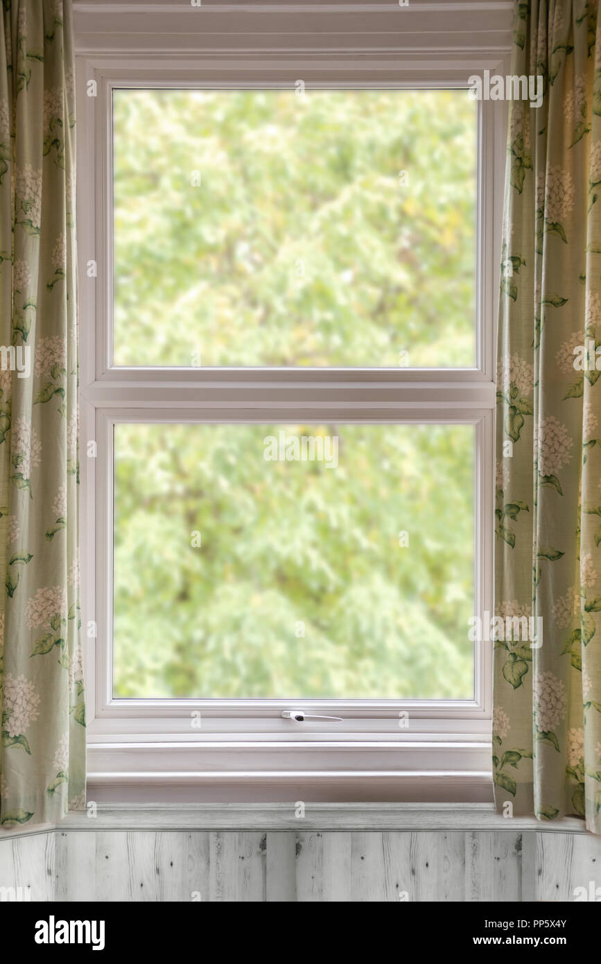 Open curtains hi-res stock photography and images - Alamy