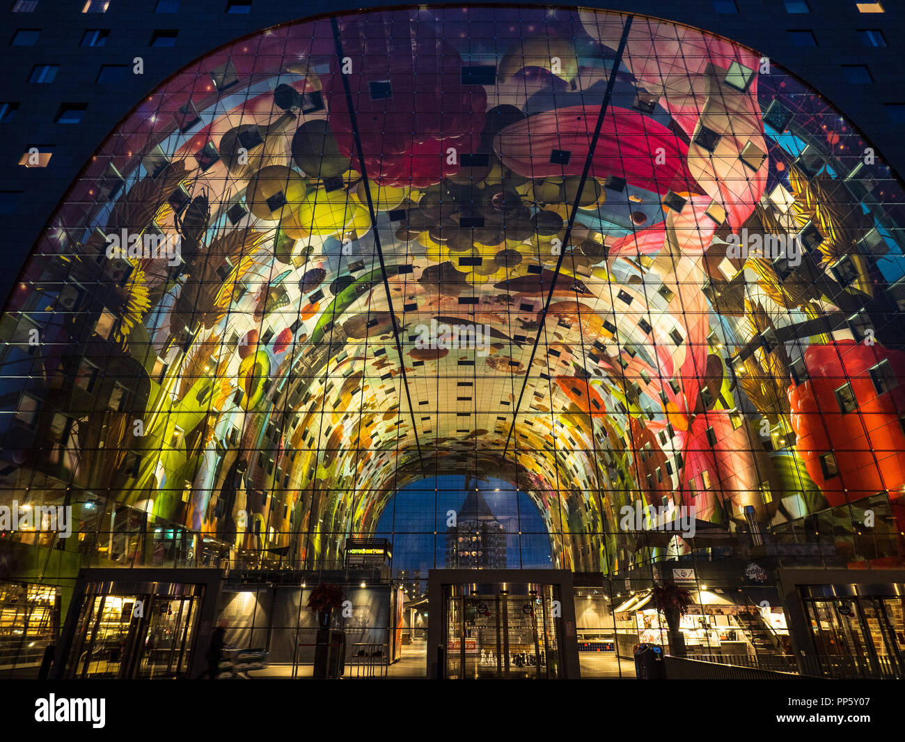 Rotterdam market hall hi-res stock photography and images - Alamy