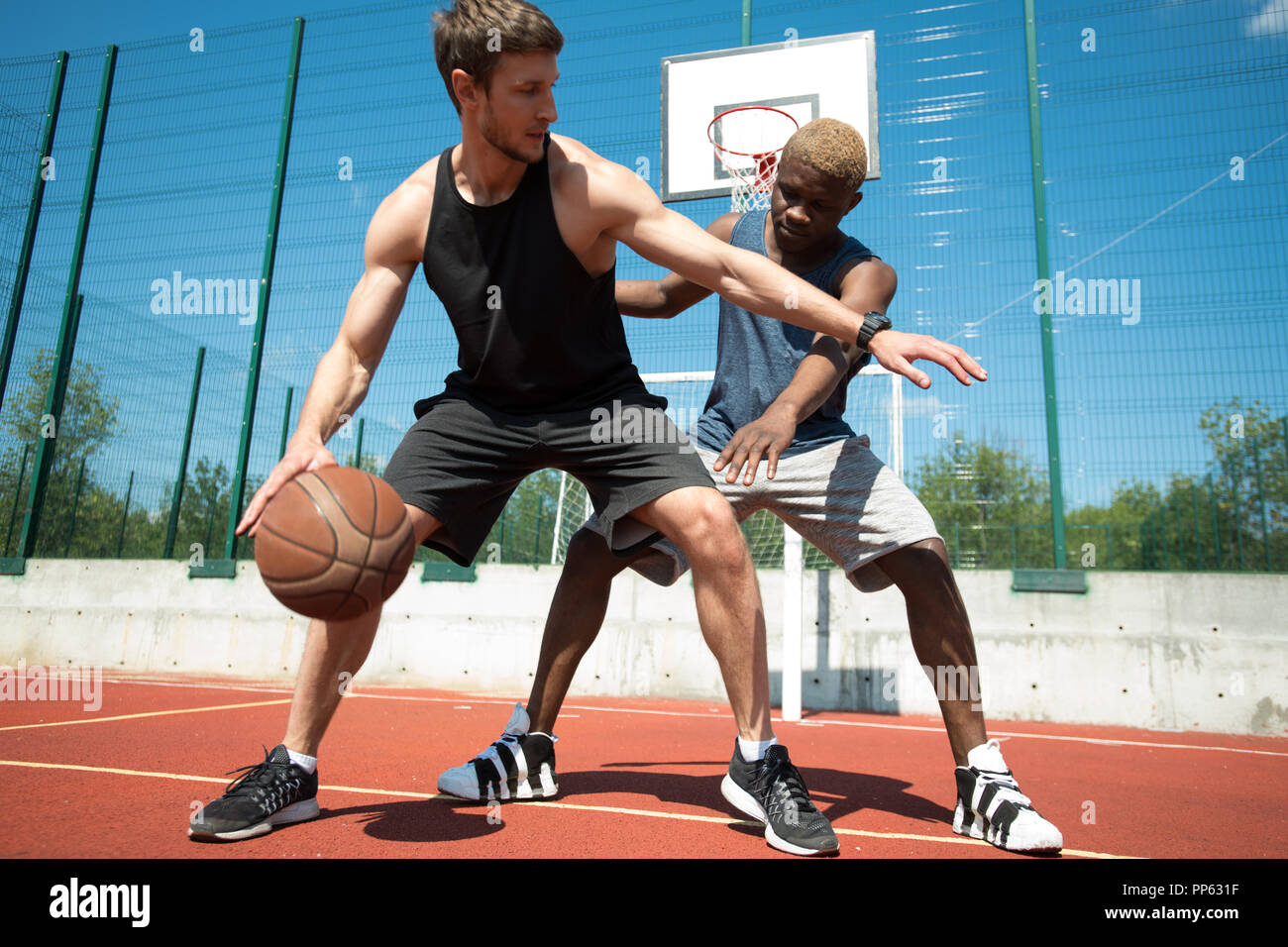 Basketball Match Stock Photo - Alamy