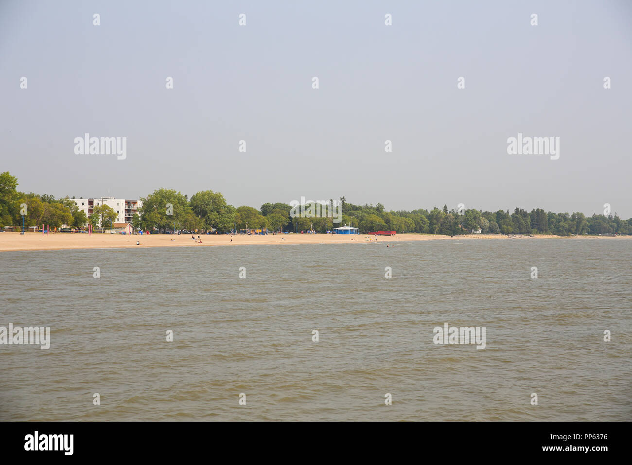 A peacefull day at the lake. Gimli, Canada Stock Photo - Alamy
