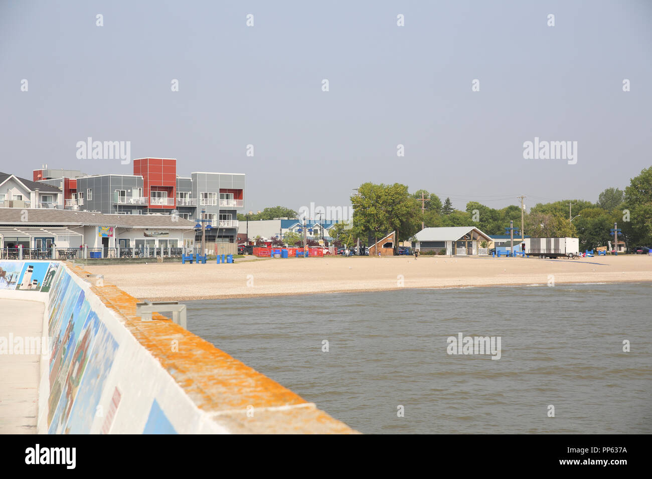 A peacefull day at the lake. Gimli, Canada Stock Photo - Alamy