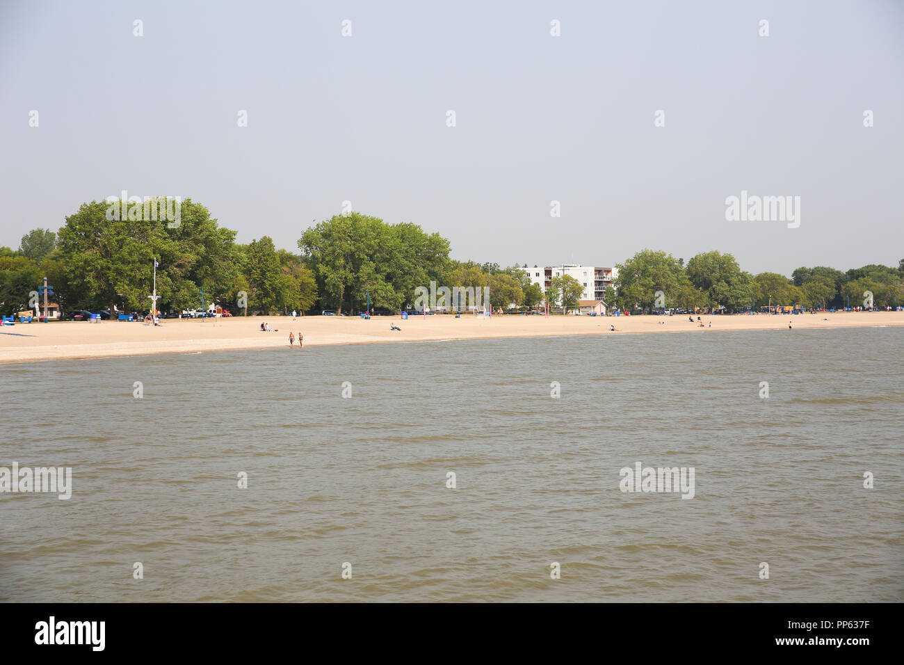 A peacefull day at the lake. Gimli, Canada Stock Photo - Alamy