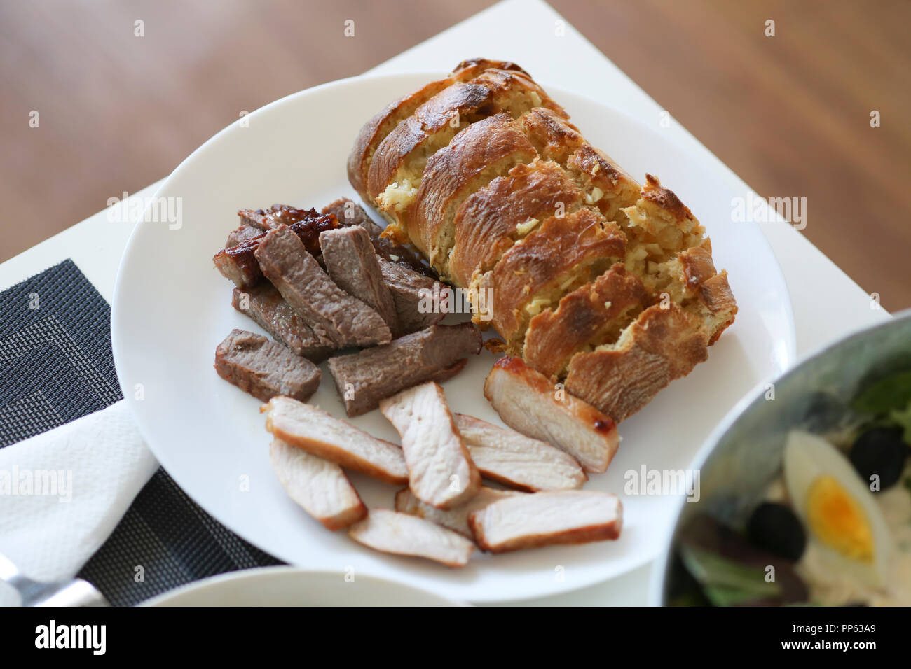 Homemade Barbecue. Delicious Food Time Stock Photo - Alamy