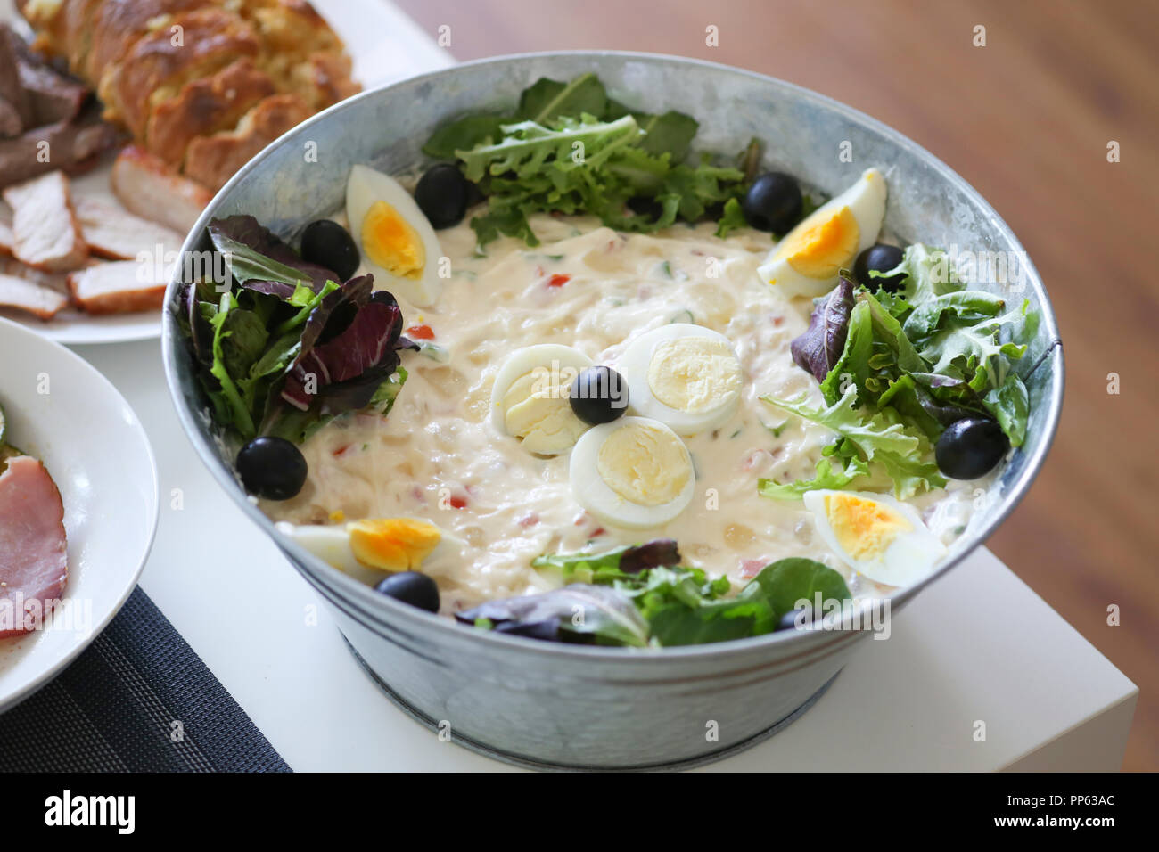 Homemade Barbecue. Delicious Food Time Stock Photo - Alamy