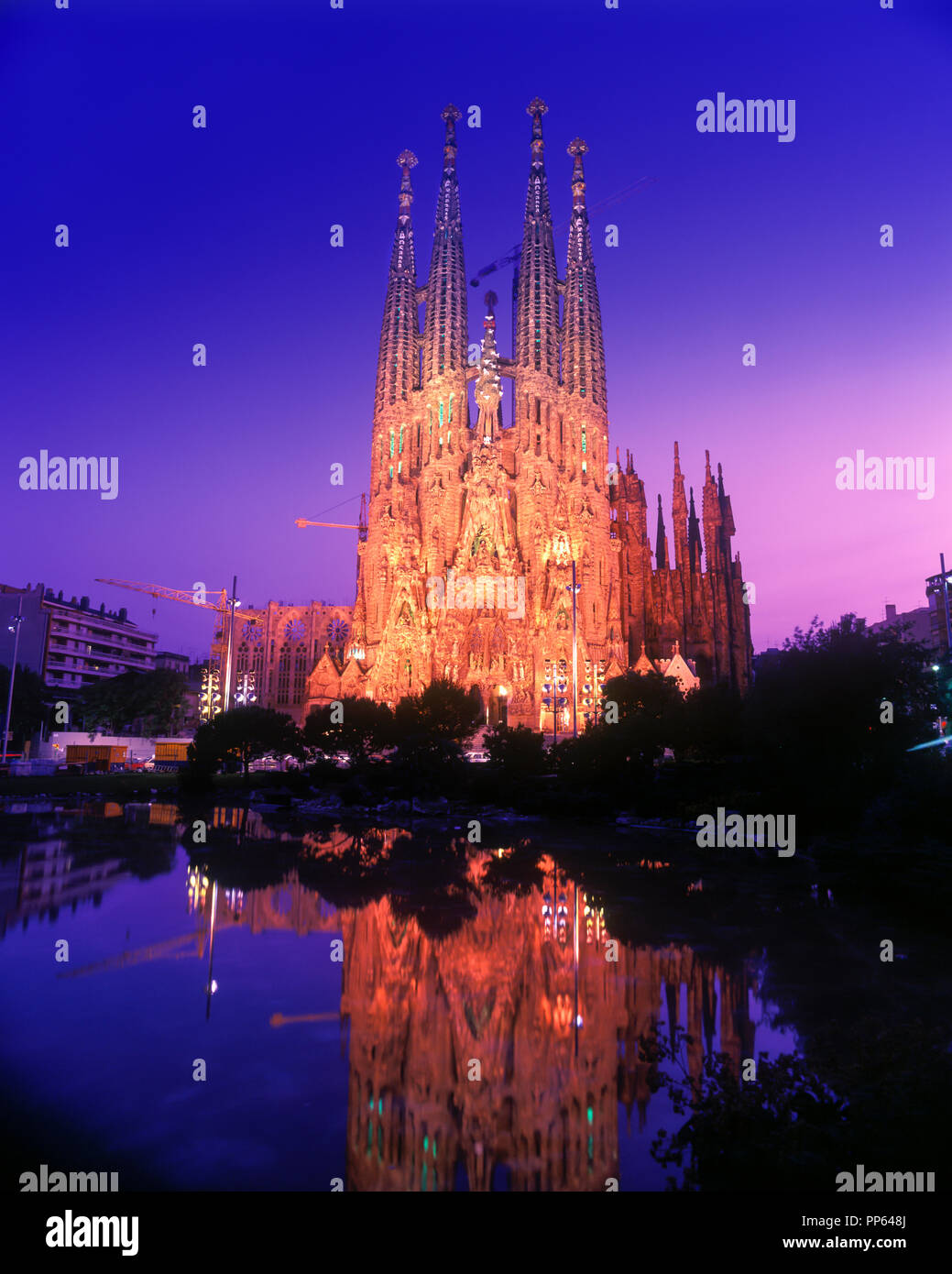 1993 HISTORICAL NATIVITY FACADE SAGRADA FAMILIA BASILICA (©ANTONI GAUDI ...