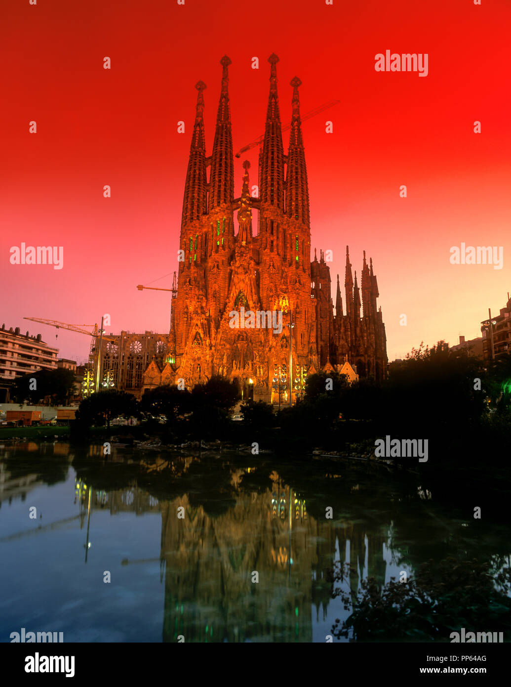 1993 HISTORICAL NATIVITY FACADE SAGRADA FAMILIA BASILICA (©ANTONI GAUDI ...