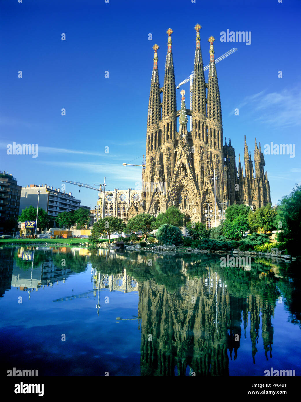 1993 HISTORICAL NATIVITY FACADE SAGRADA FAMILIA BASILICA (©ANTONI GAUDI ...