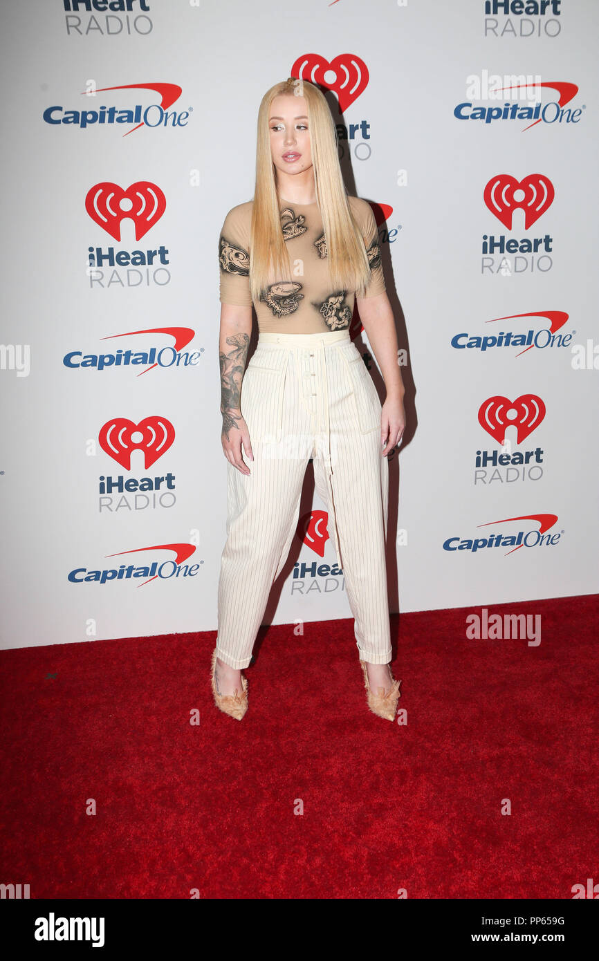 Iggy Azalea arrives on the red carpet for the iHeartRadio Music ...