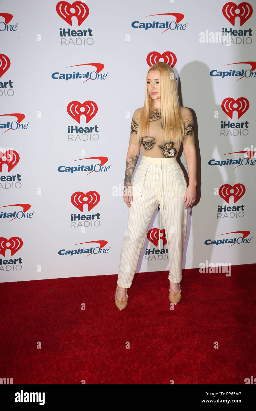 Iggy Azalea arrives on the red carpet for the iHeartRadio Music ...