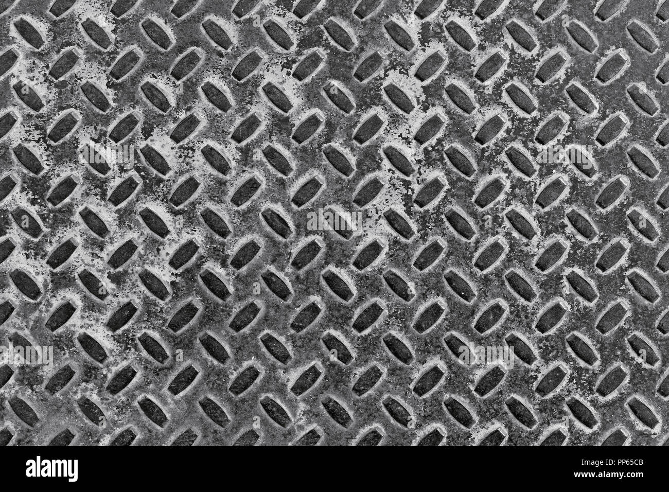 Stainless Steel Plate with Grid Pattern as Metal Texture or Industrial ...