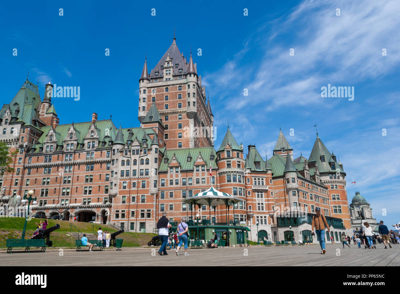 Fairmont Le Château Frontenac - a historic hotel situated in the Old ...