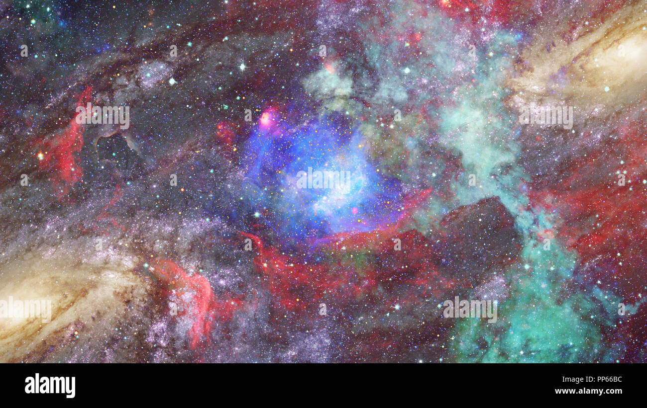 Nebula and stars in outer space. Dark nebula. Elements of this image ...