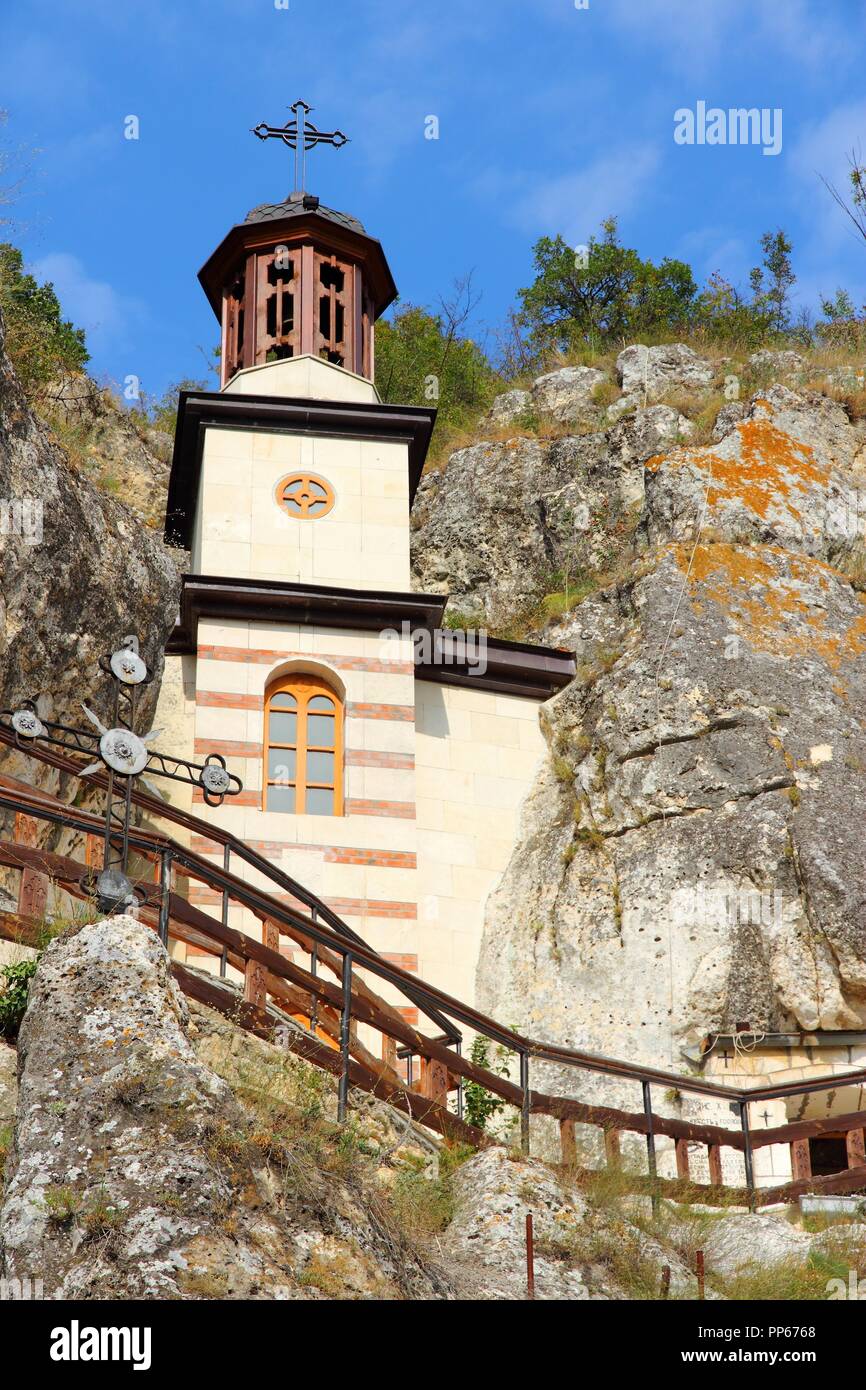 Bulgaria - rock-hewn churches of Ivanovo. Famous UNESCO World Heritage ...