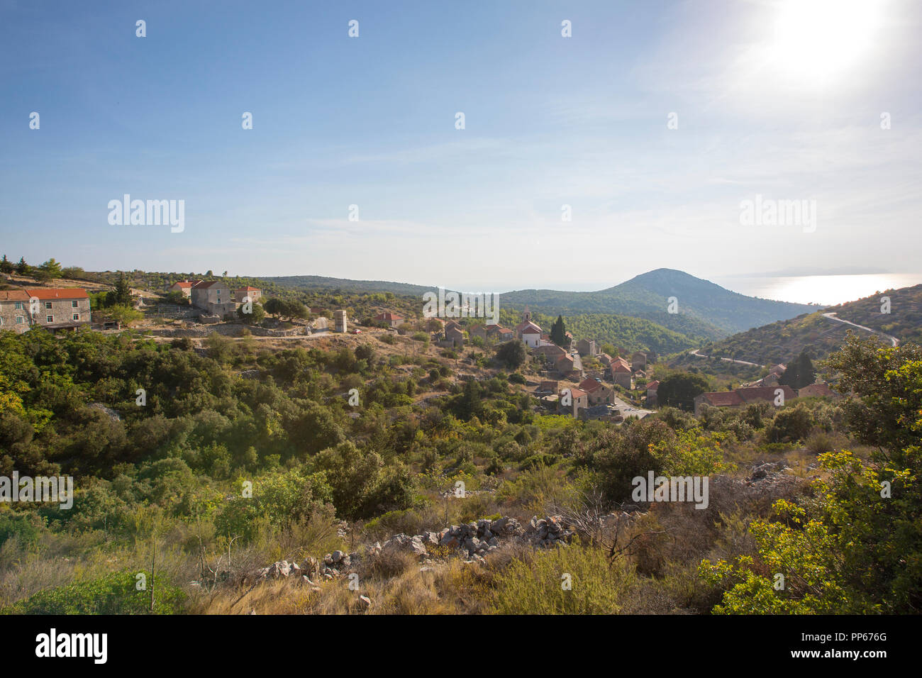 Village Velo Grablje on Hvar Island, Croatia 2018 Stock Photo - Alamy
