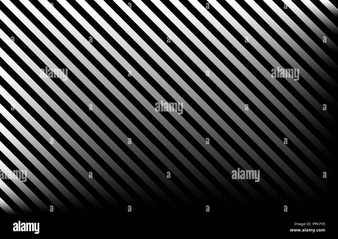 Black and grey diagonal stripes with gradient effect and copy space ...