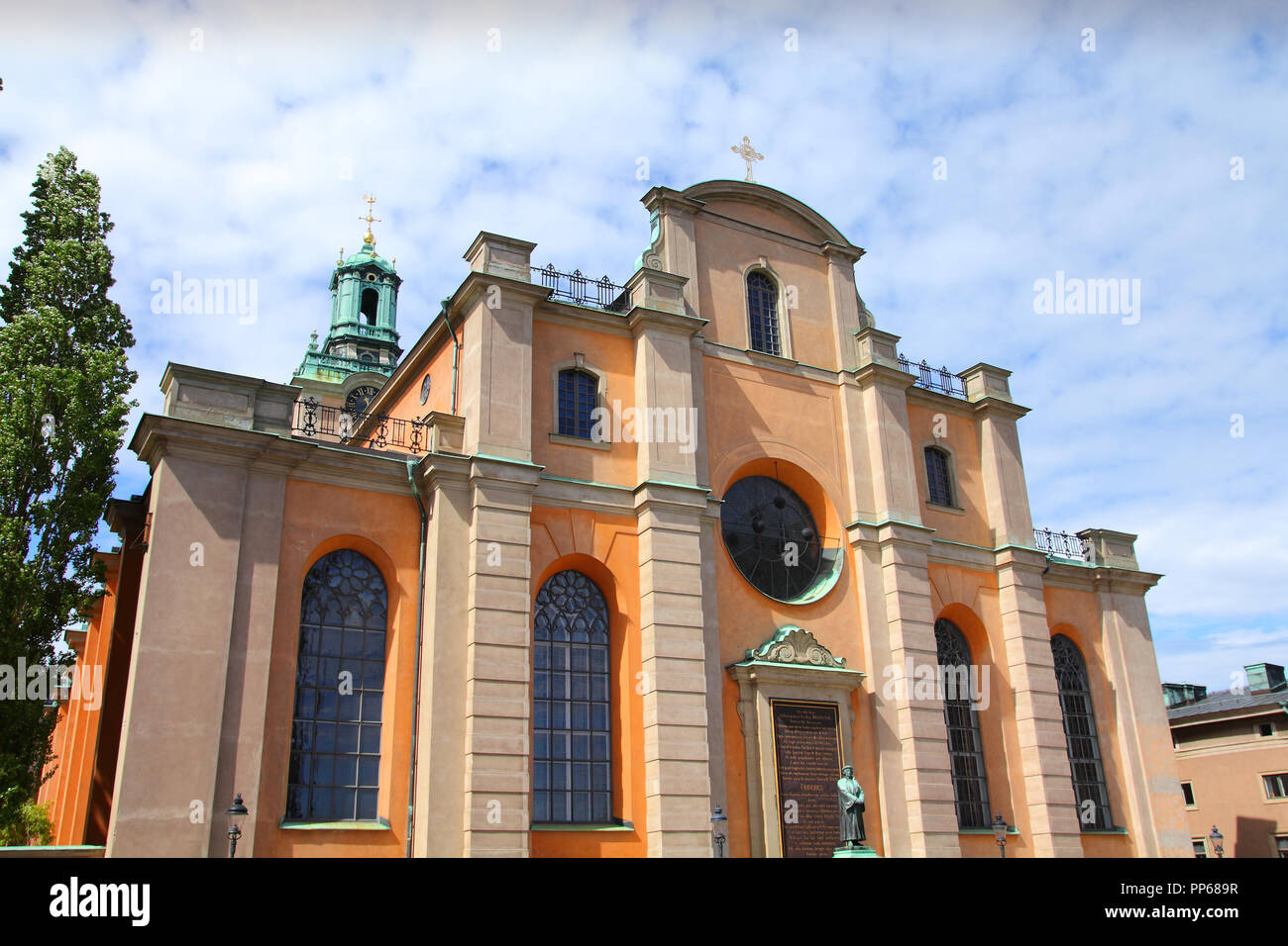 Stockholm Cathedral, also known as Saint Nicholas church or Storkyrkan ...