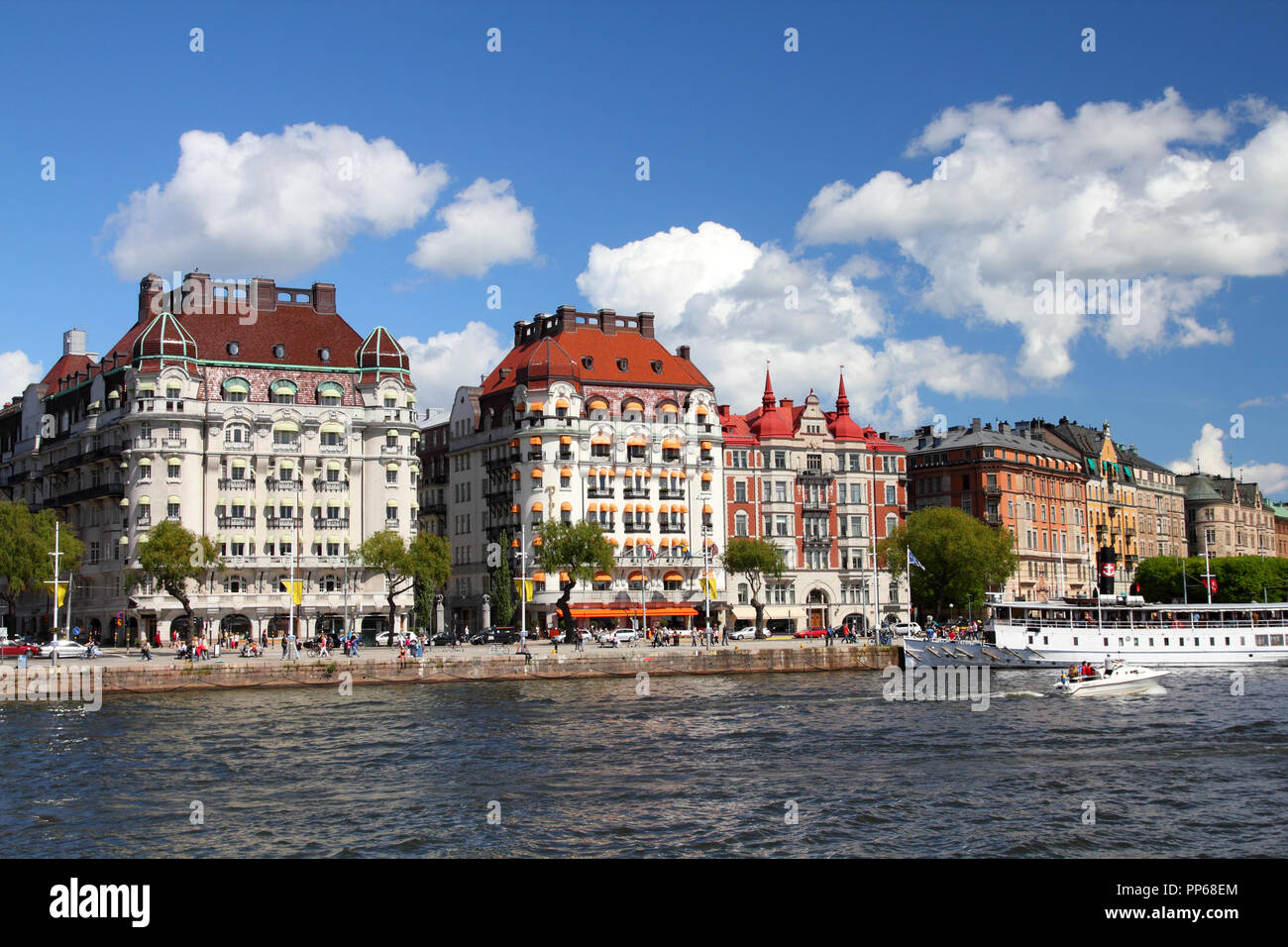 Stockholm, Sweden. Strandvagen part of capital city Stock Photo - Alamy