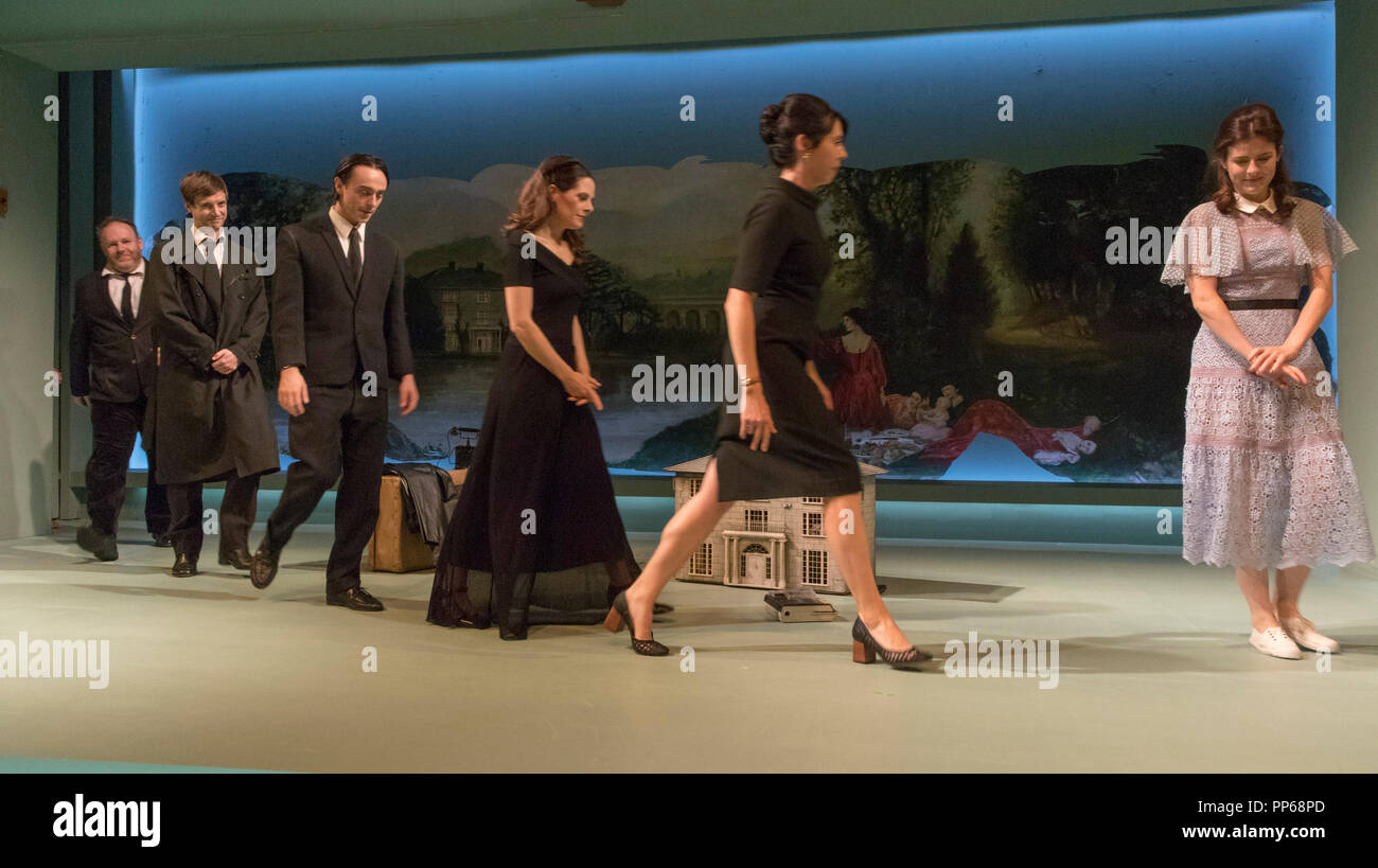 Curtain call, cast of Brian Friel's Aristocrats, Donmar Warehouse ...