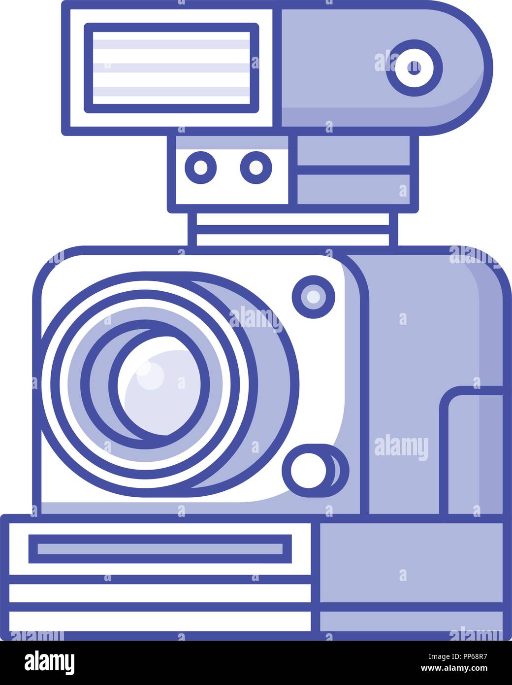 Old school camera Stock Vector Images - Alamy