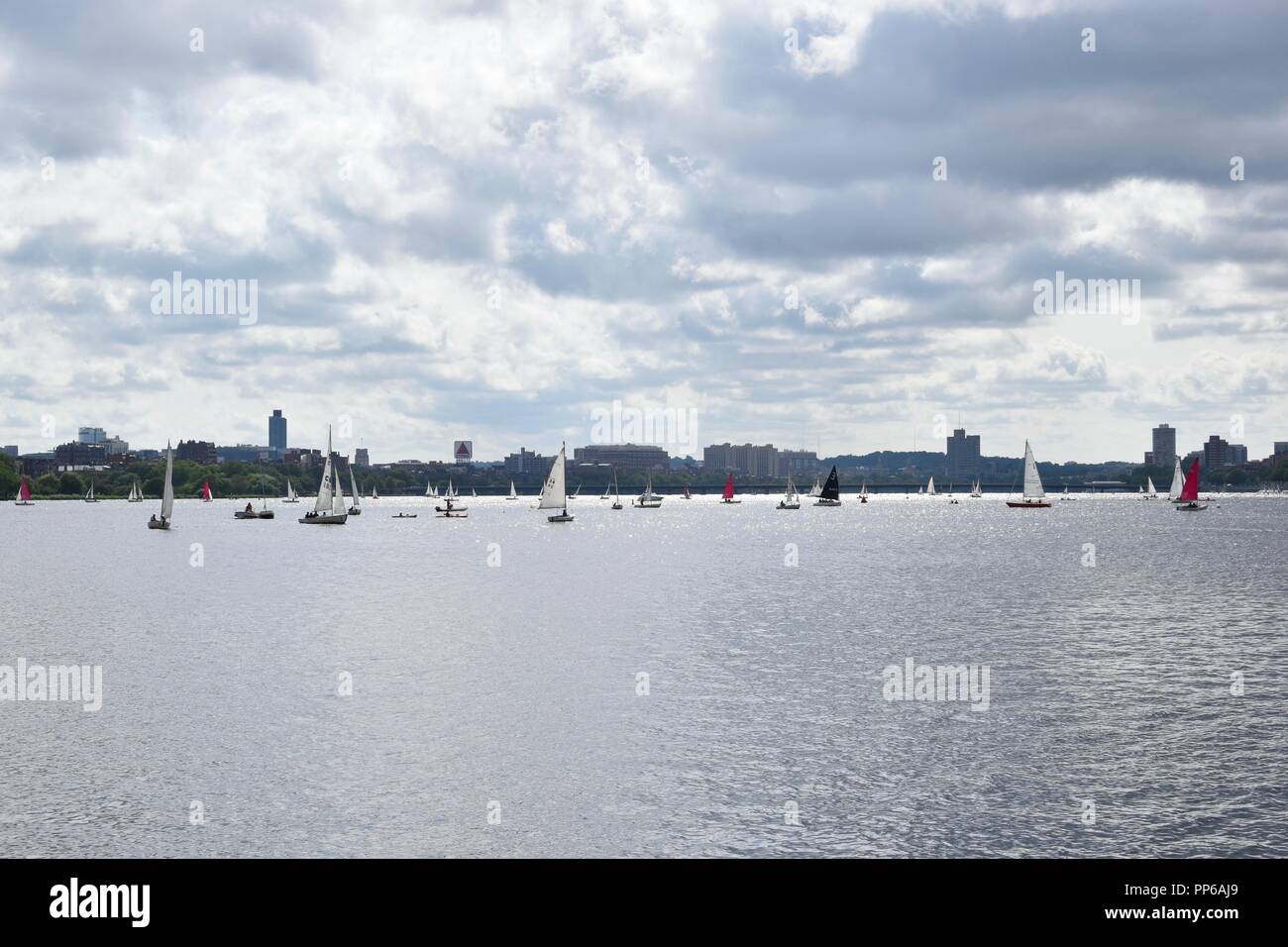Boston charles river walk hi-res stock photography and images - Alamy