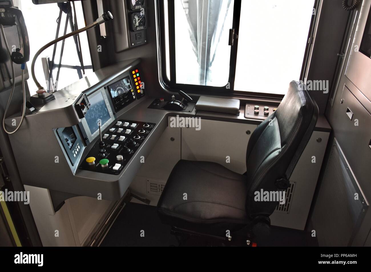 Prototype MBTA Red Line car on display in Boston manufactured by CRRC ...
