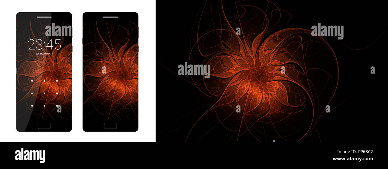Interface mobile application black hi-res stock photography and images ...