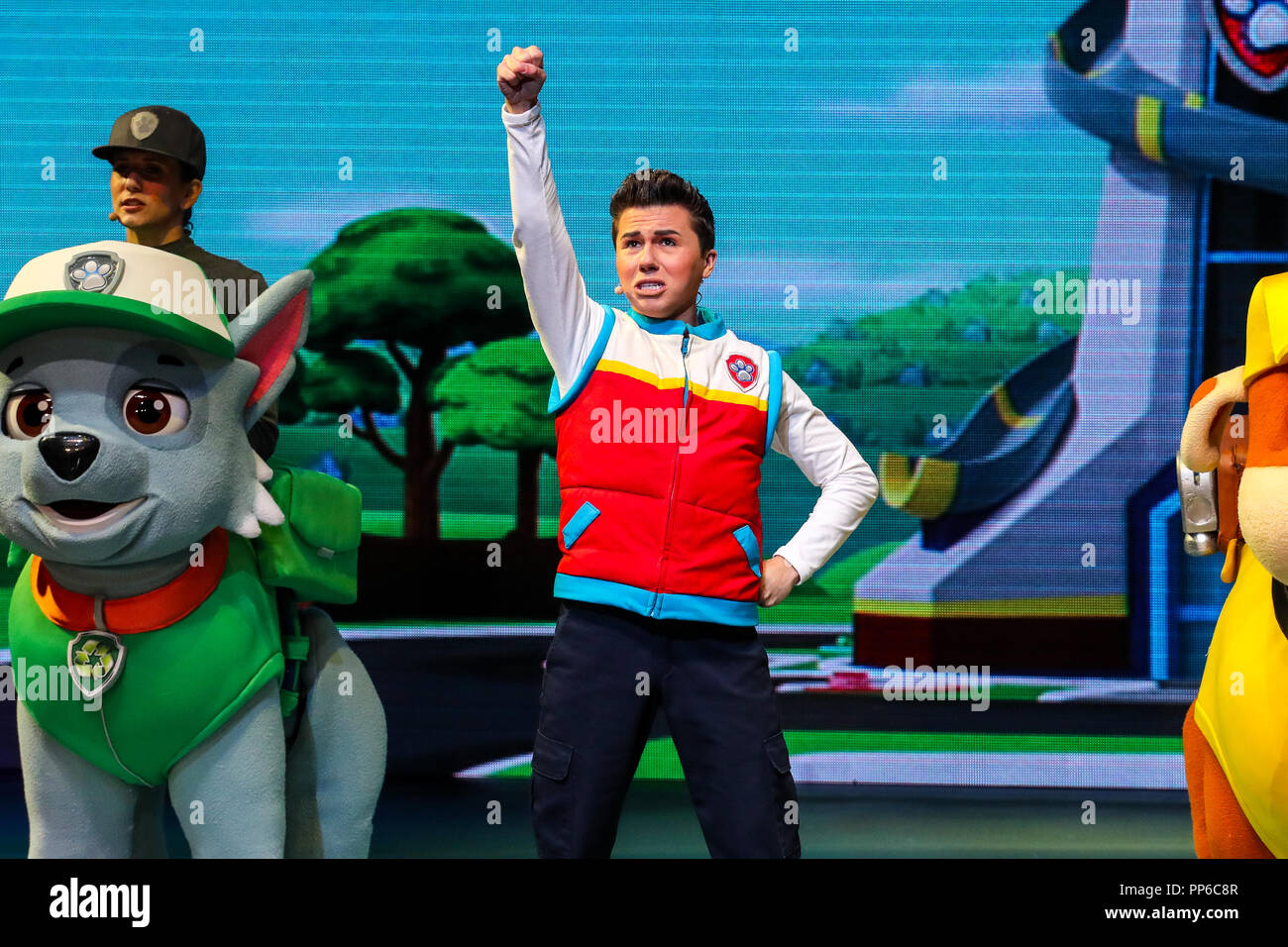 Paw Patrol the Nickelodeon show live on tour Stock Photo - Alamy