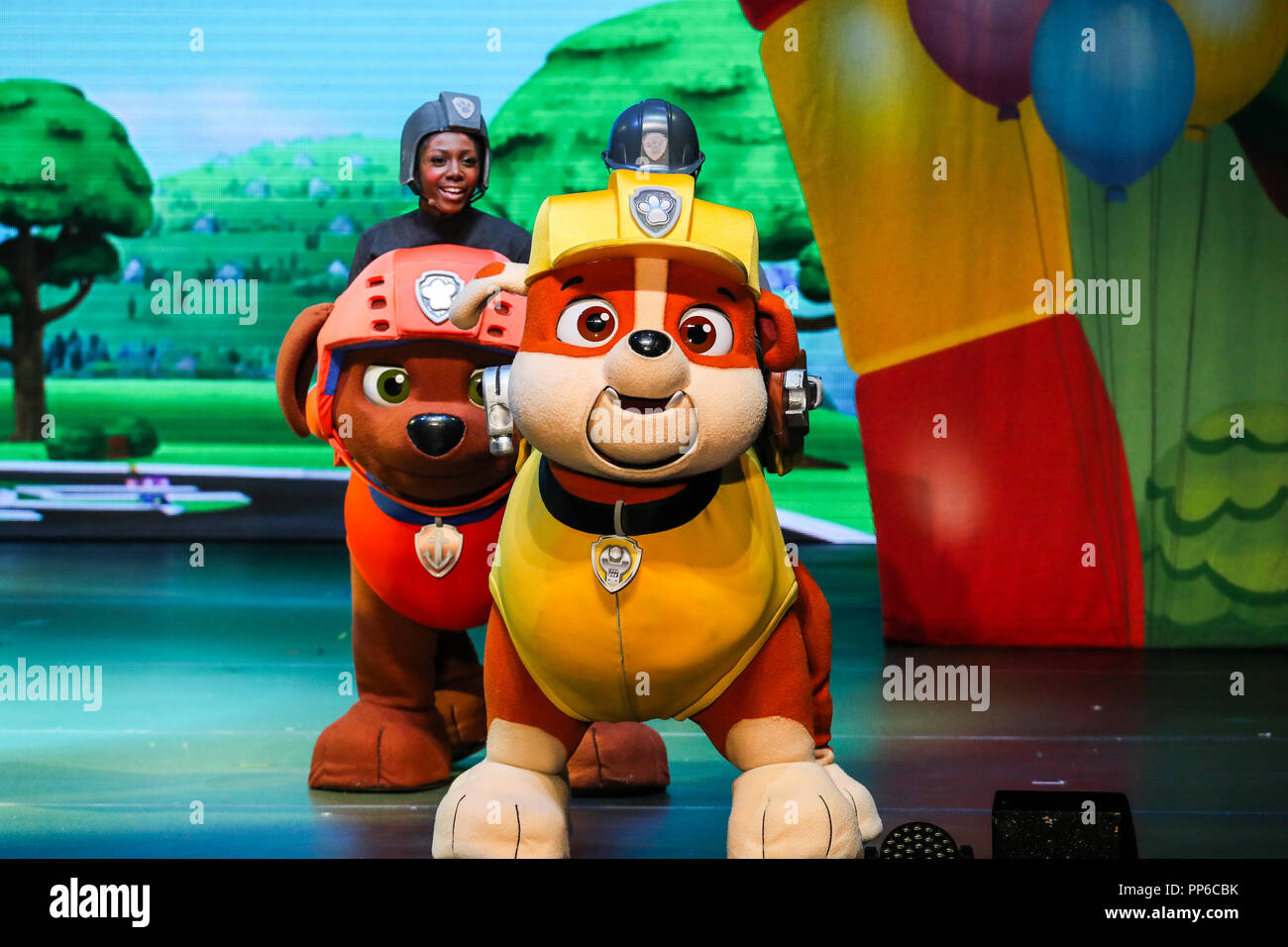 Paw Patrol the Nickelodeon show live on tour Stock Photo - Alamy