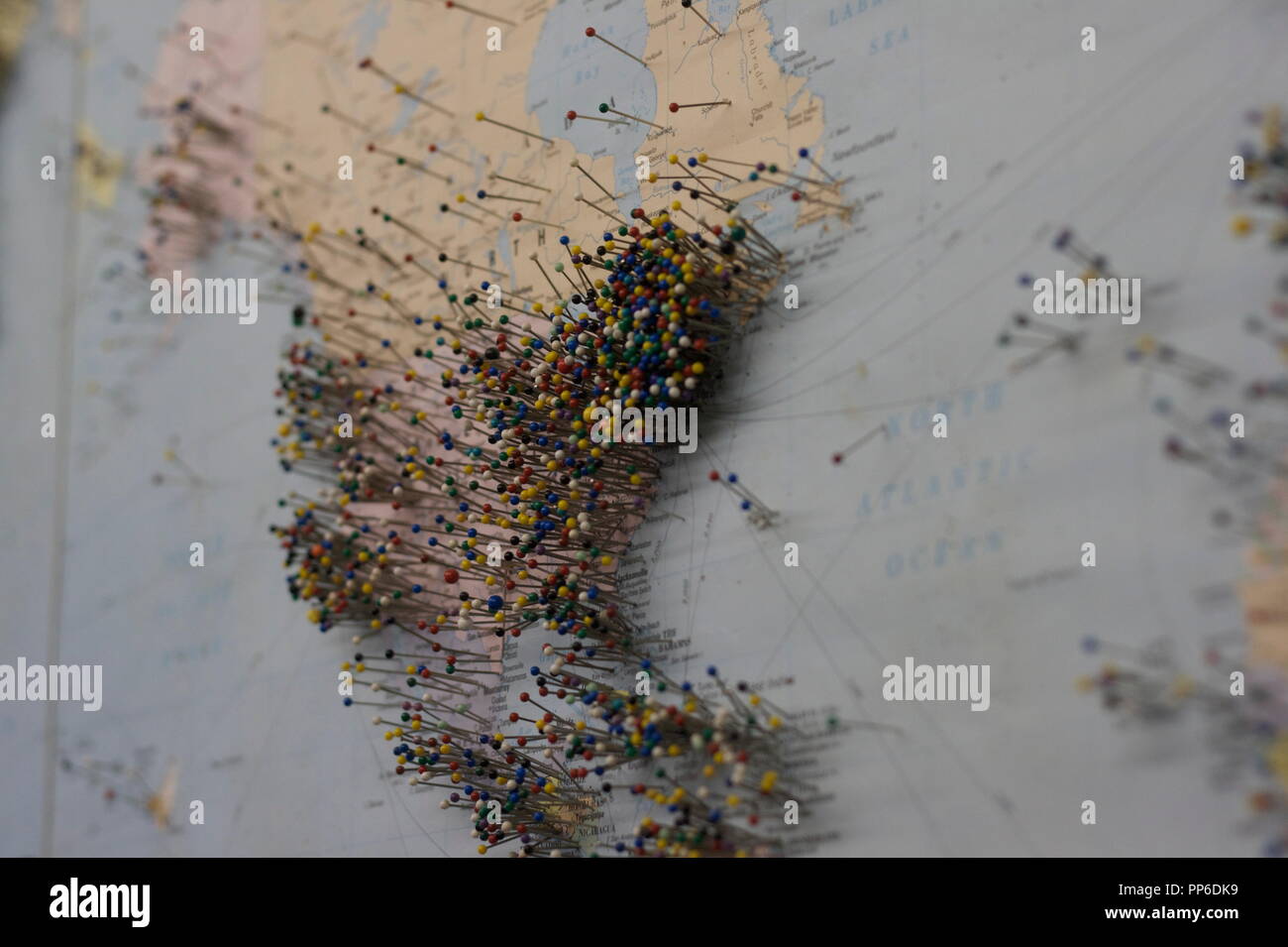 Map of many hi-res stock photography and images - Alamy