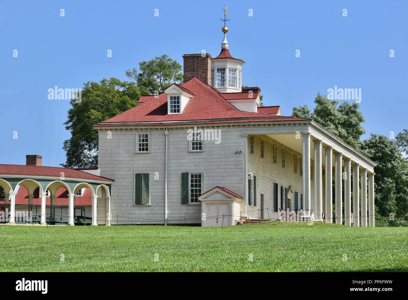 George Washington's Mount Vernon home and estate in Mount Vernon ...