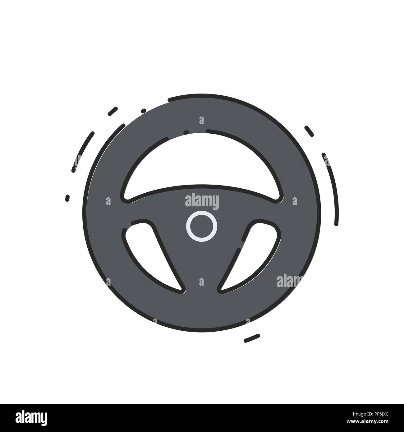 Steering Wheel Car Icon Vector High Resolution Stock Photography and ...