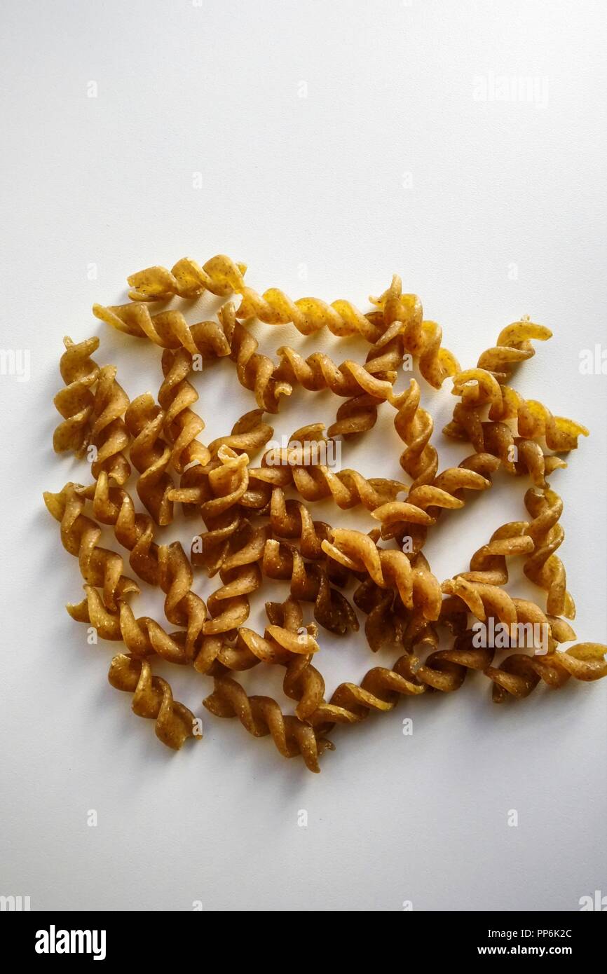 Fusilli spaghetti pattern food hi-res stock photography and images - Alamy