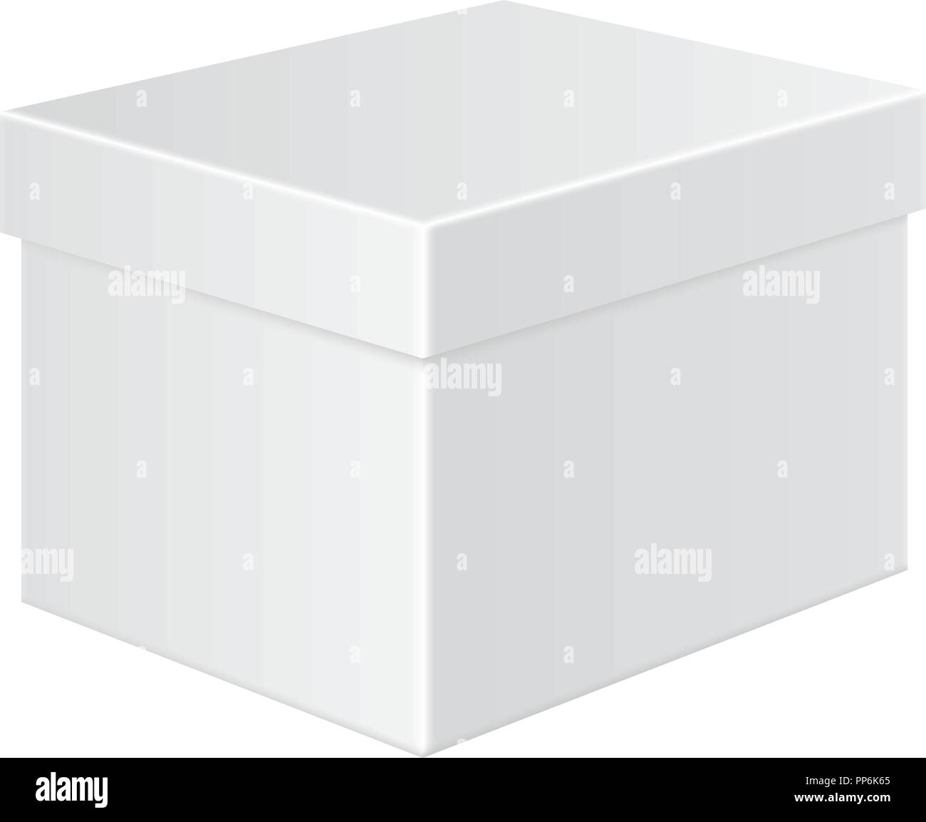 Box mockup. White template Stock Vector Image & Art - Alamy