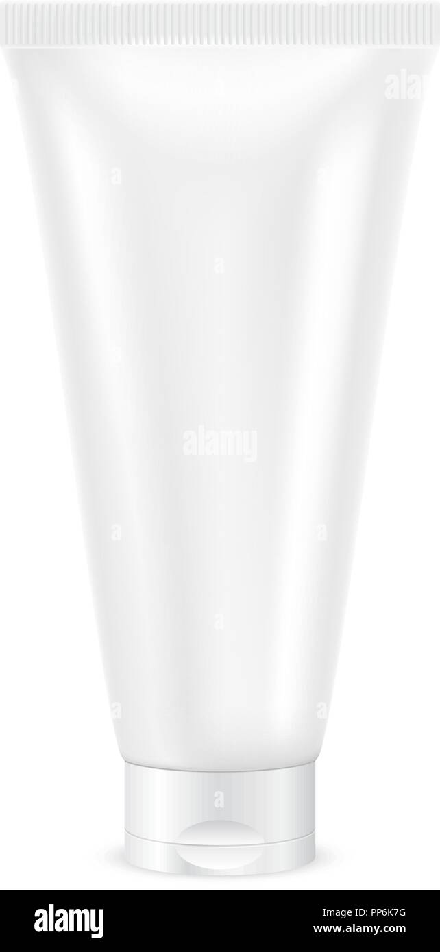 Beauty white tube Stock Vector Images - Alamy