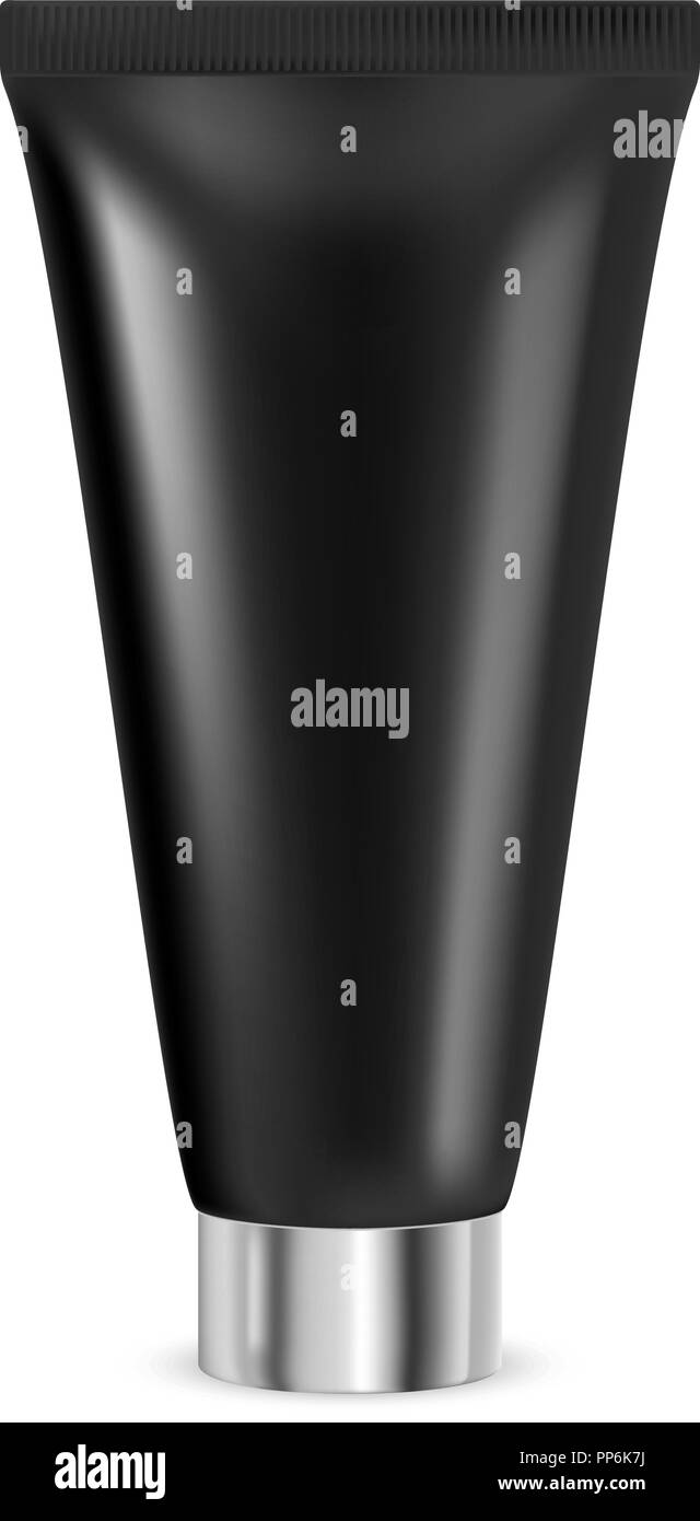 Black white cream lotion Stock Vector Images - Alamy