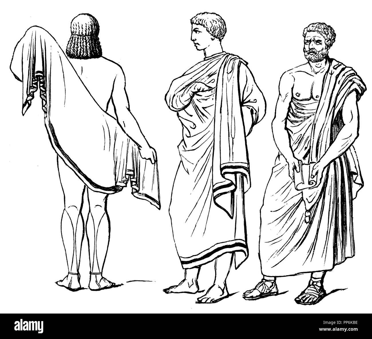 Greek with himation hi-res stock photography and images - Alamy